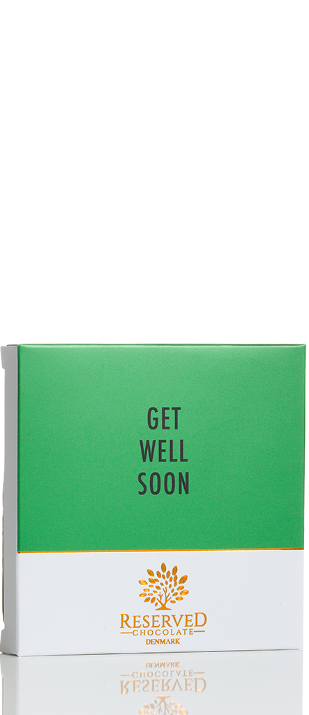 Reserved Chocolate - Get Well Soon - Mælkechokolade | Glud Vin